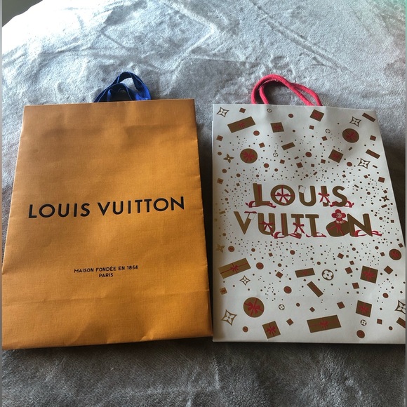 Louis Vuitton | Other | Lv Shopping Paper Bags | Poshmark